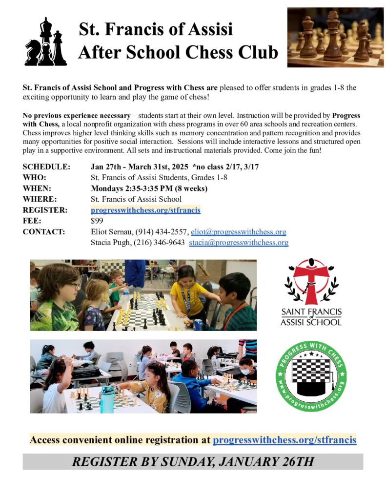 St Francis Winter » Progress With Chess
